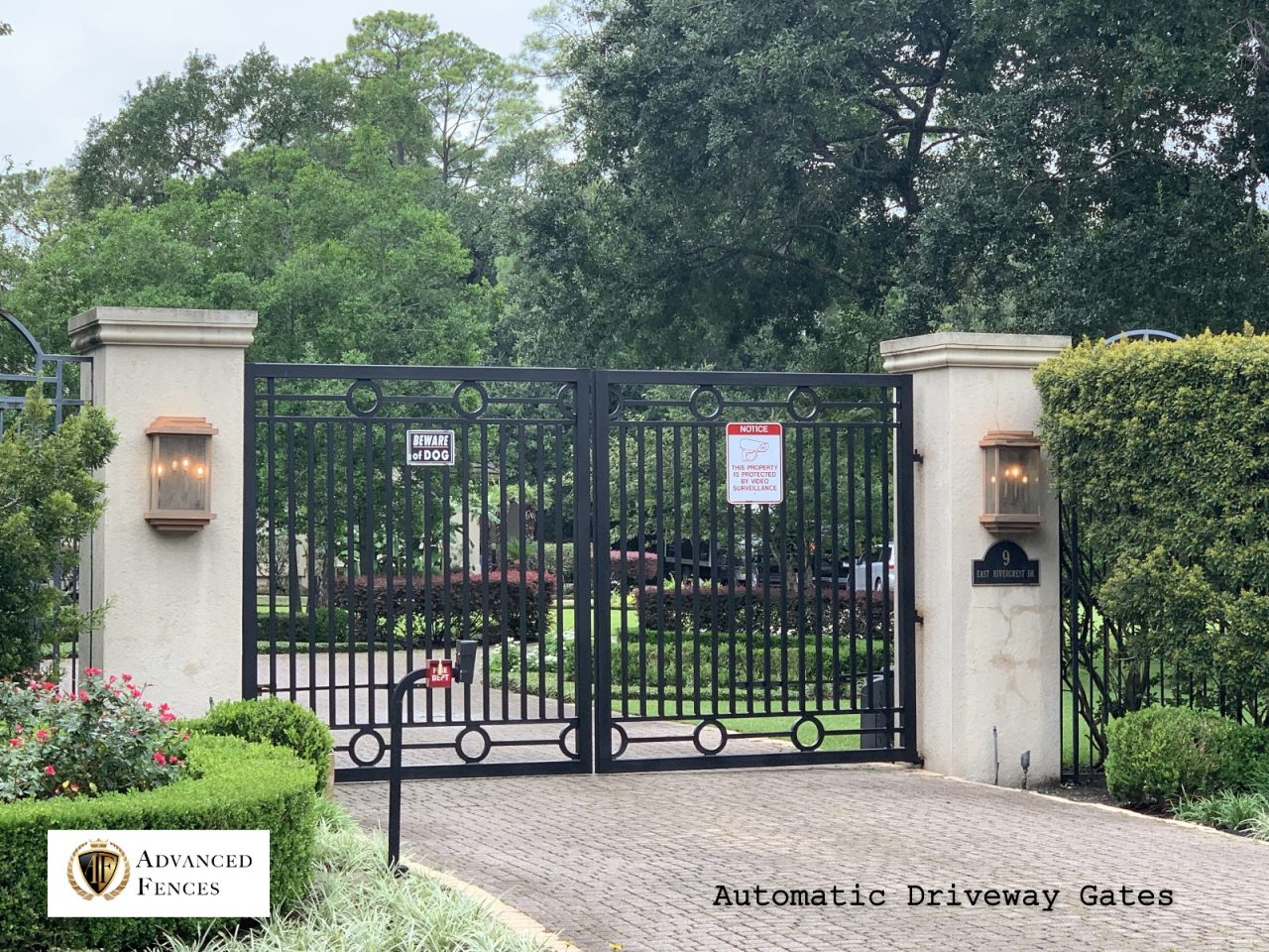 Automatic Driveway Gates for Secure & Stylish Access | Advanced Fences